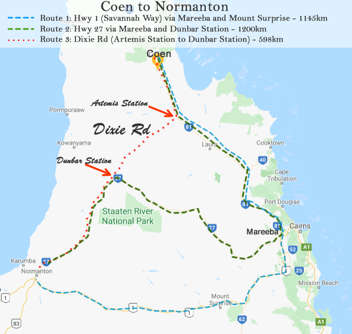 The Roaming 5: Aug 29-31 (Day 211-213) - Coen to Karumba via Dixie Rd ...
