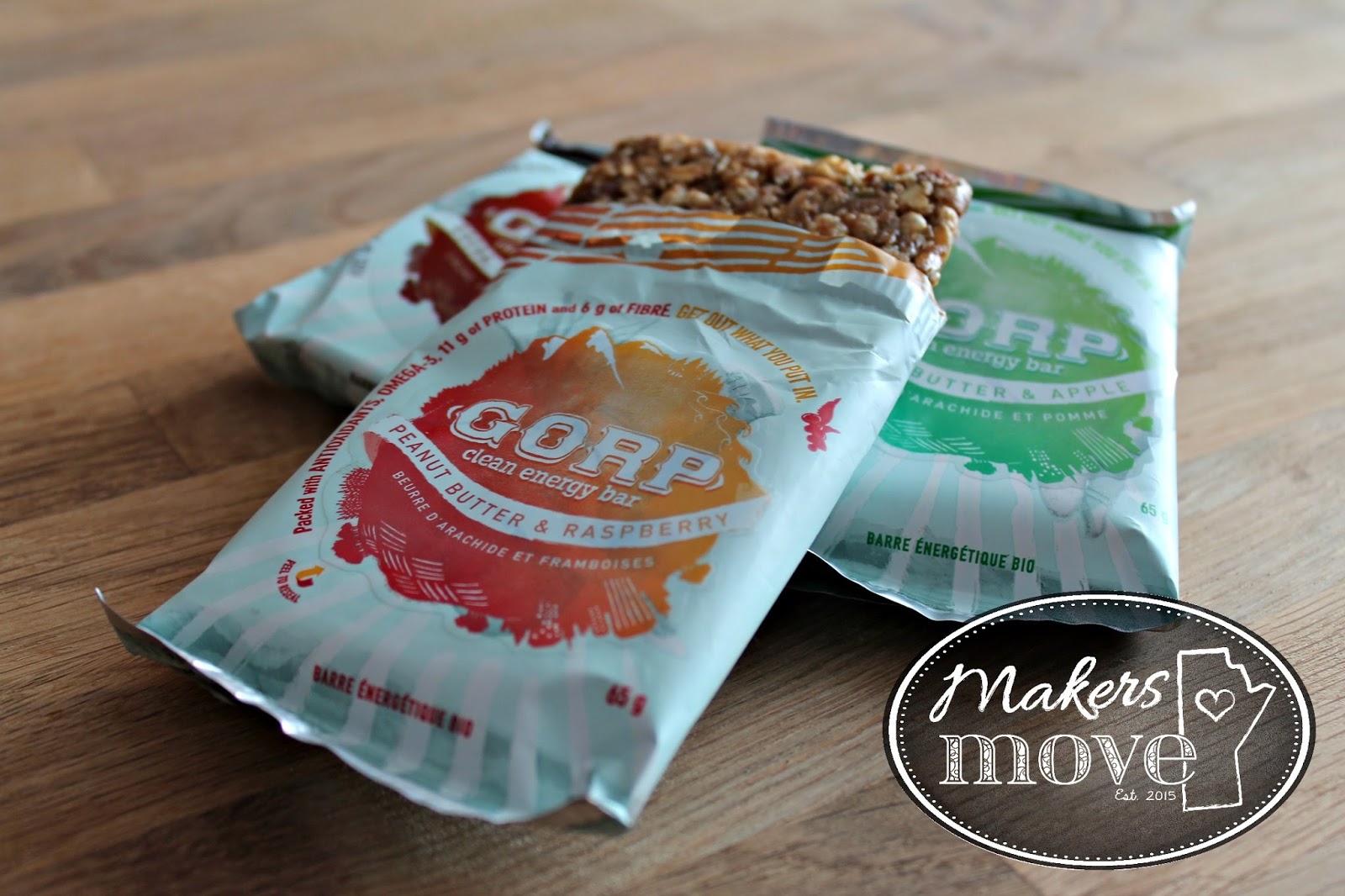 Makers Move : Showcase Saturday- GORP Clean Energy Bars