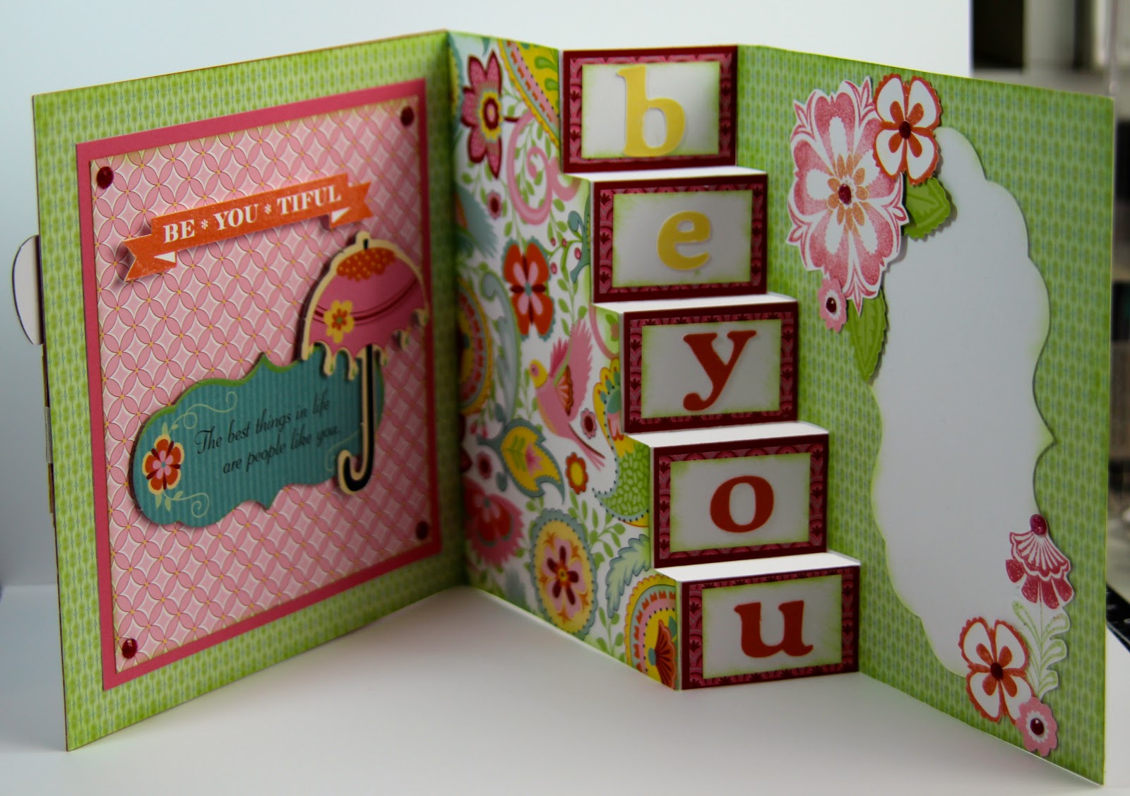 It's a Girl Thing!: Chantilly Stair Step Card including video tutorial