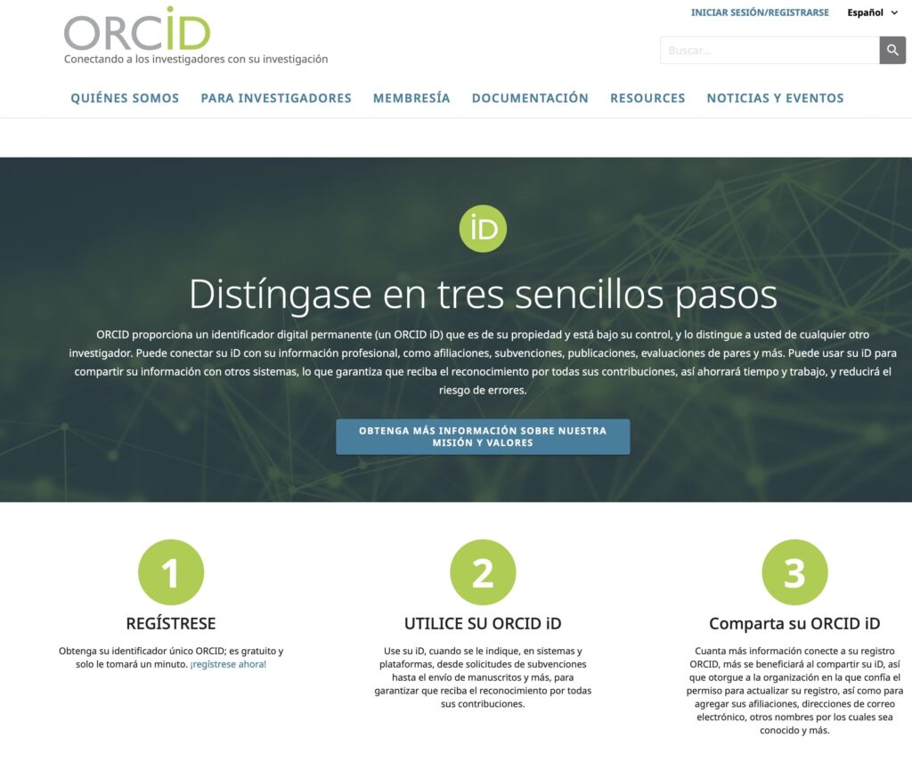 RIED: ORCID: identificación para investigadores