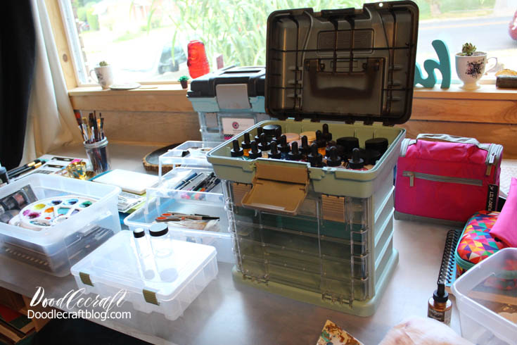 Calligraphy and Watercolor Storage!