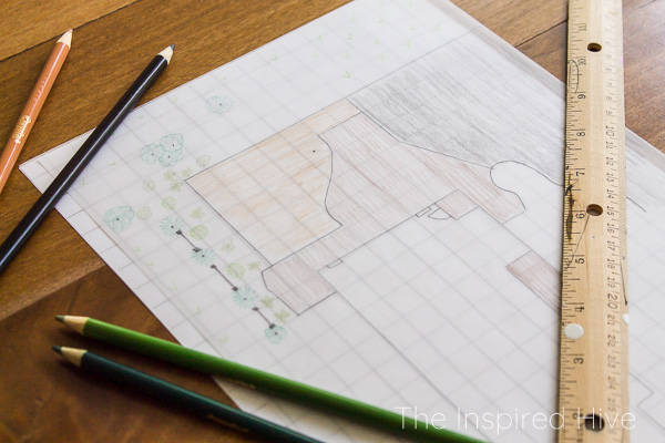 Modern traditional outdoor space progress | The Inspired Hive