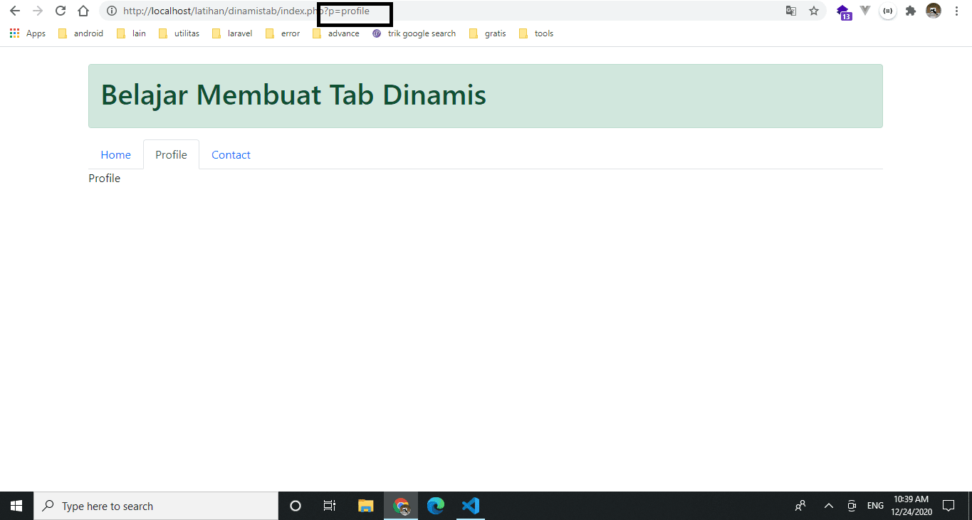 Cara Membuat Tab Dinamis, Biar Bisa Kembali ke Tab Sebelumnya Dengan ...