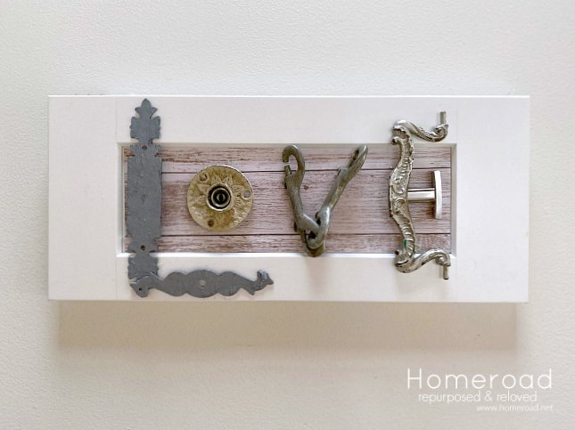 Repurposed Hardware LOVE Sign