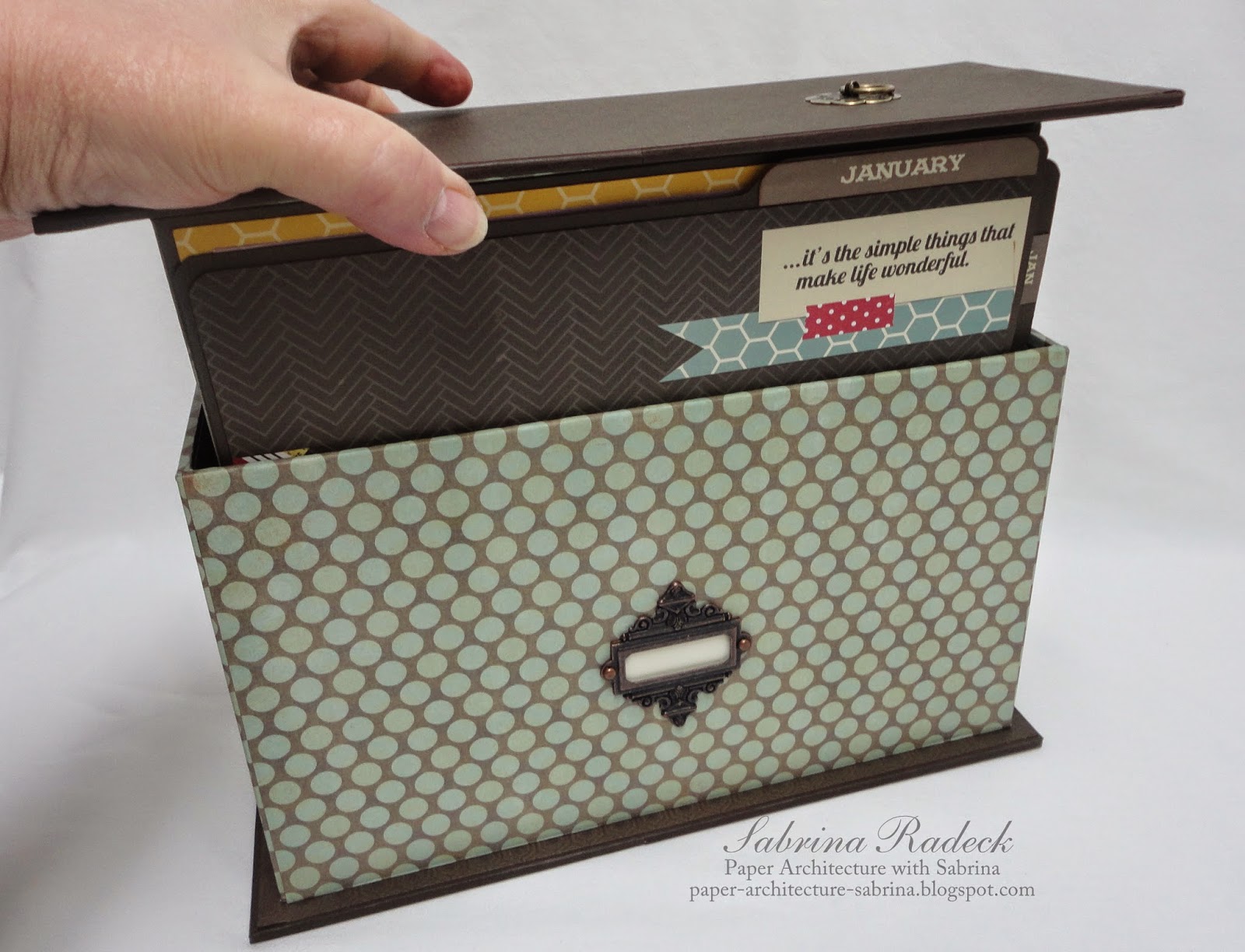 Hanging Calendar Mini in a Box | Aspiring to Creativity