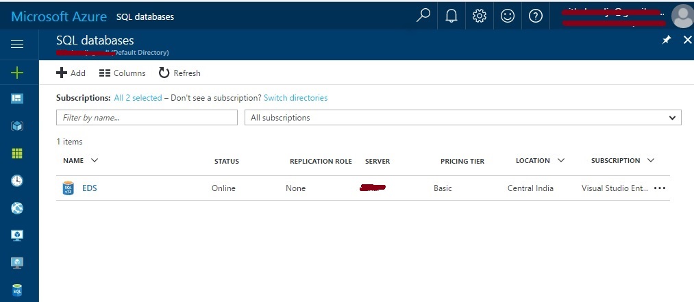 Crud Operations In Azure Sql Database Using Aspnet Mvc 8467