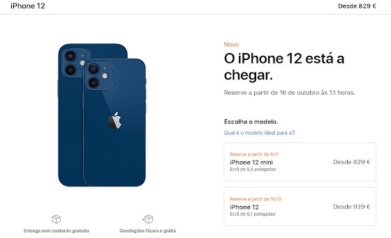 Preço dos iPhone 12 em Portugal | Aberto até de Madrugada