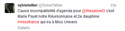 French rep to Miss Universe 2012 handpicked