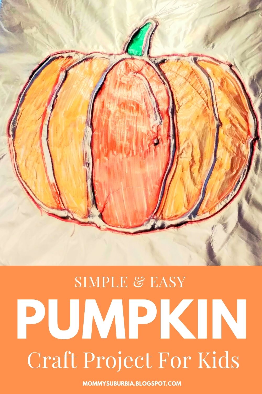 Mommy Suburbia: Easy Fall Pumpkin Craft Project For Kids