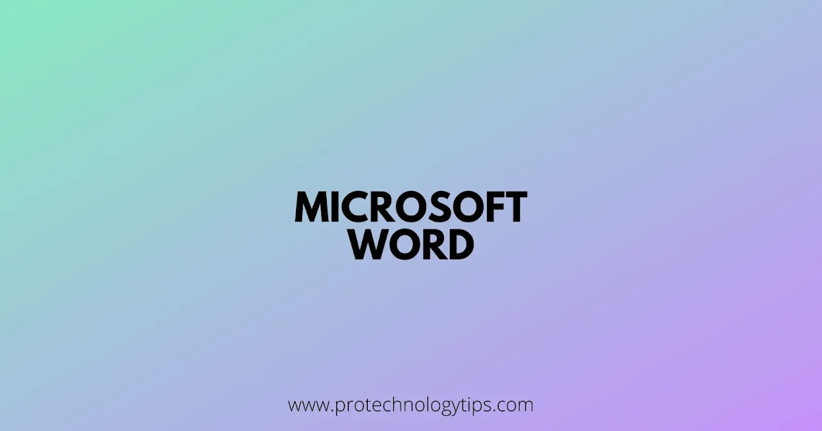 What is Microsoft Office Word I Computer Typing Lessons | PRO ...