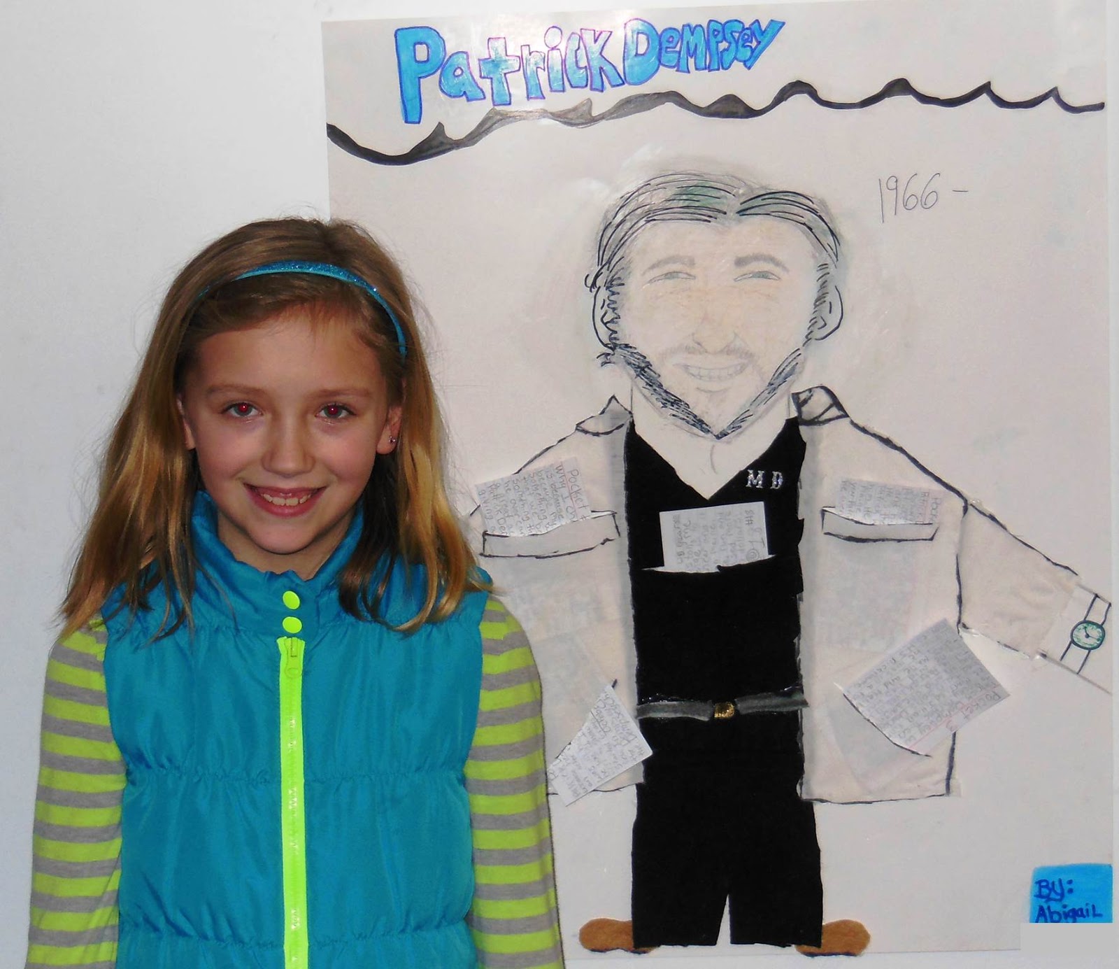 Mrs. McGaffin's Fabulous 4th Graders!: Maine Pocket Person Project