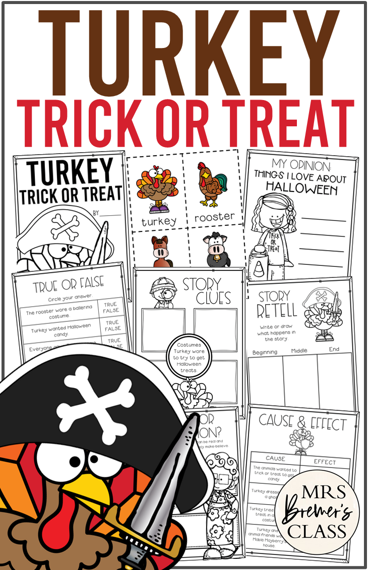 Turkey Trick or Treat | Book Activities | Mrs. Bremer's Class