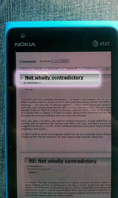 mahatmagandhi: DAILY TECH-NOKIA LUMIA 900'S BROWSER STRUGGLE WITH THE ...