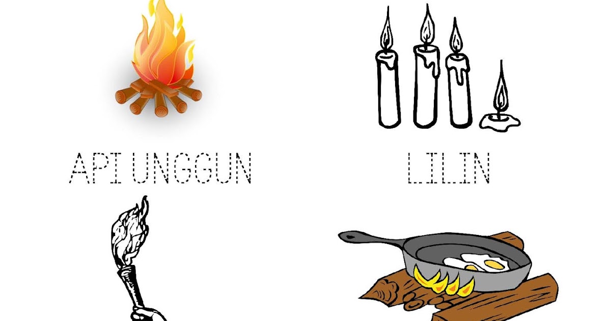 Menebalkan Huruf tentang Manfaat Api