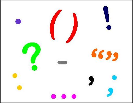 Quantum English: Punctuation