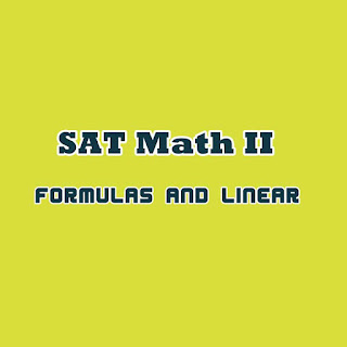 Solutions to Practice Excercises SAT Math II [Formulas and Linear ...
