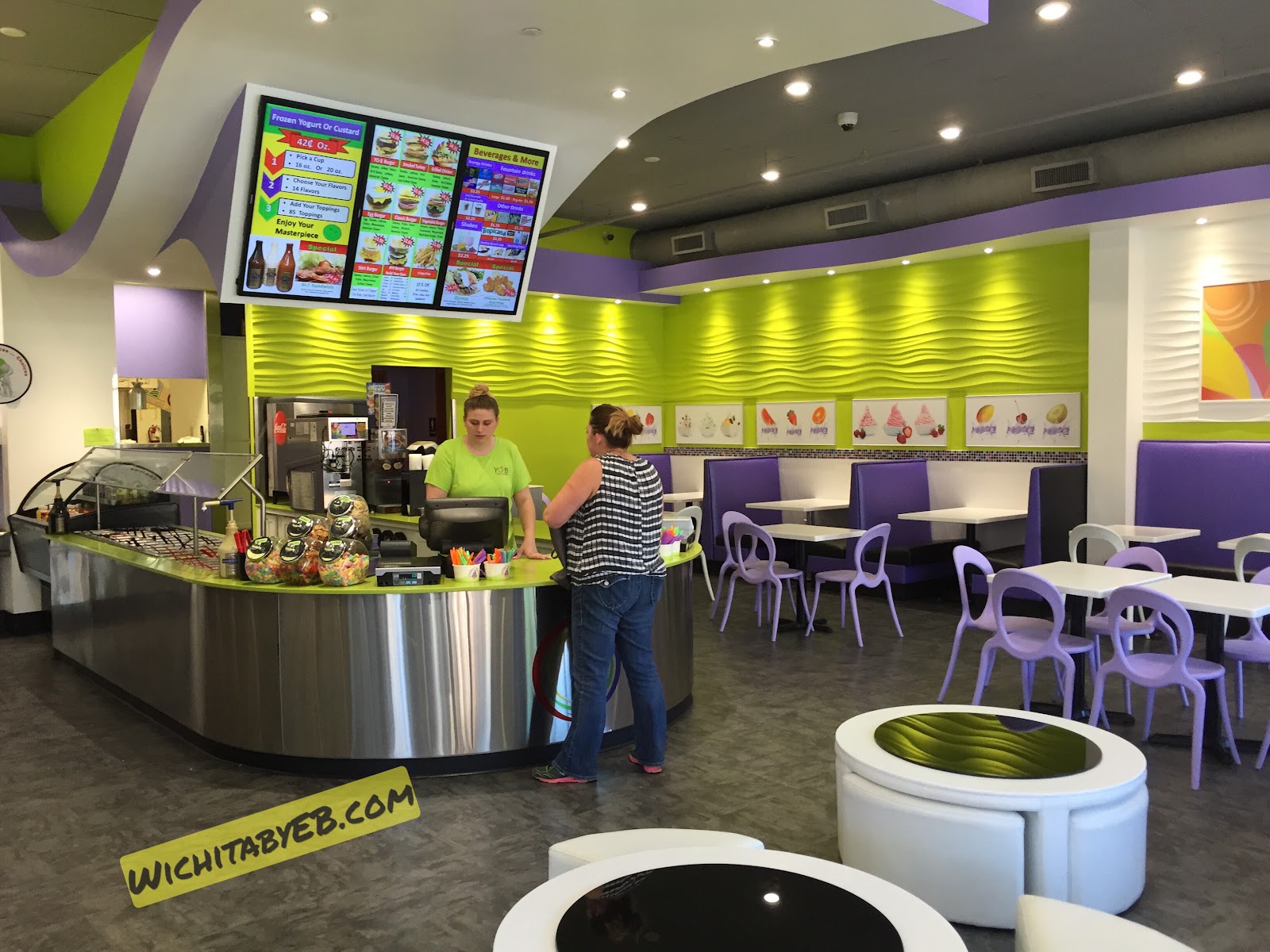 Yo-B Yogurt and Burgers Review: Featuring Cylee and Bella | Wichita By E.B.