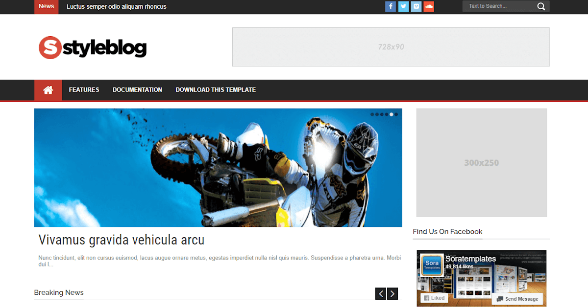 How To Setup Style Blog Blogger Template - Sora Blogging Tips