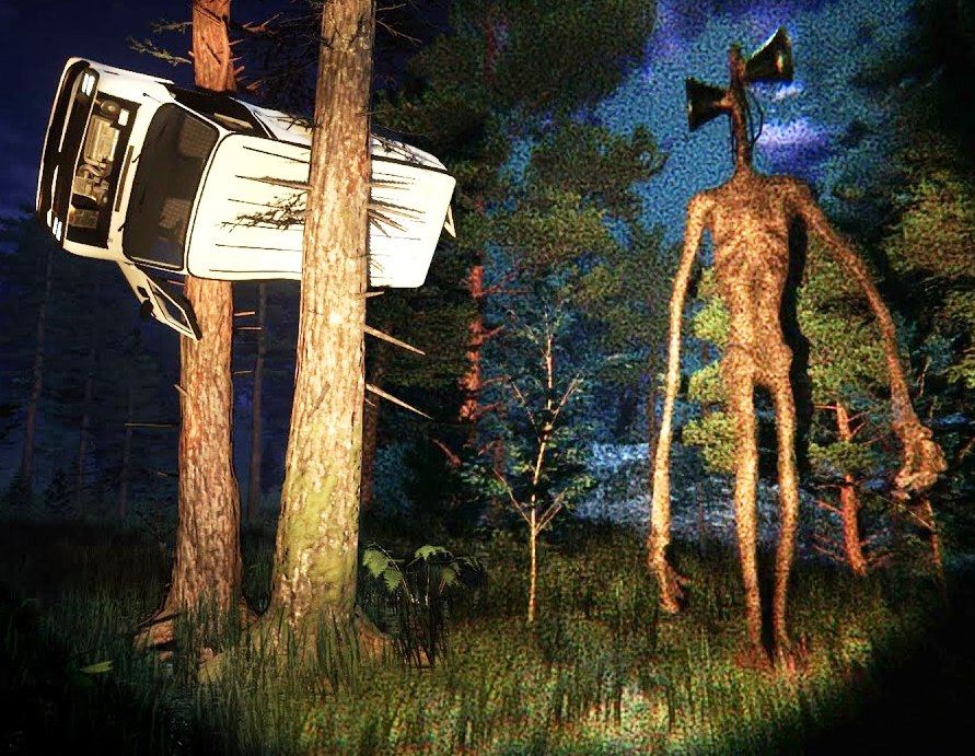 জীবনটা কেমন যেন: Siren Head Forest by Afuyan Kayser Sami (Siren Head ...