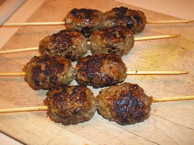The Briny Lemon: Kefta Kebabs with Tahini-Yogurt Sauce