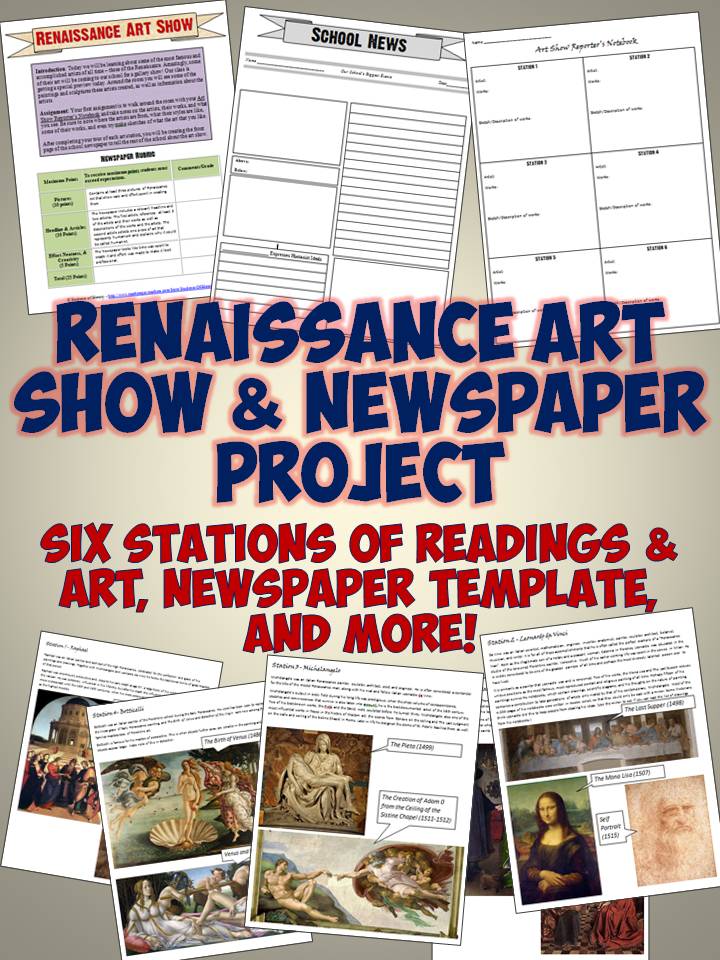 Students of History: Renaissance and Reformation Lesson Plan Bundle