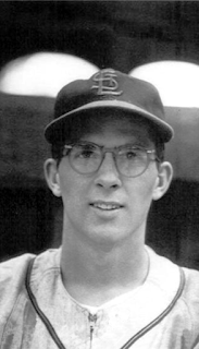 Bud Thomas went once around the bases for the St. Louis Browns in 1951 ...