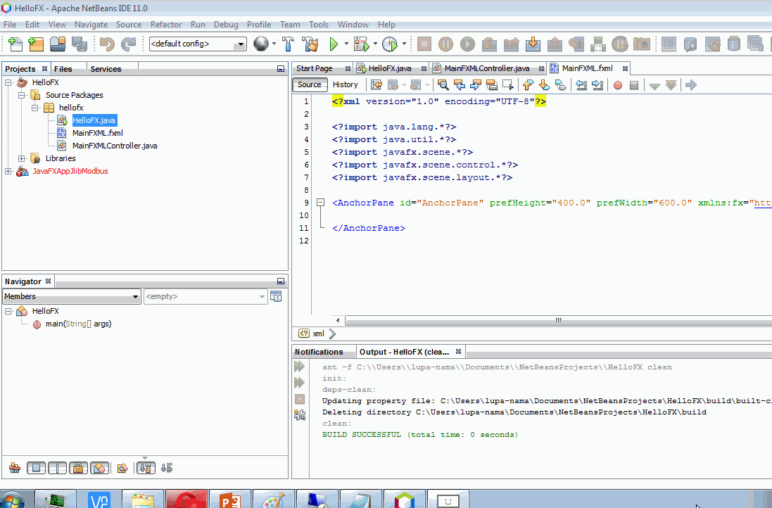 Create Project Java 12 Javafx Using Apache Netbeans