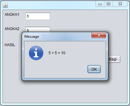 MessageBox Java Netbeans | Membuat Pesan GUI Java Netbeans ~ Materi ...