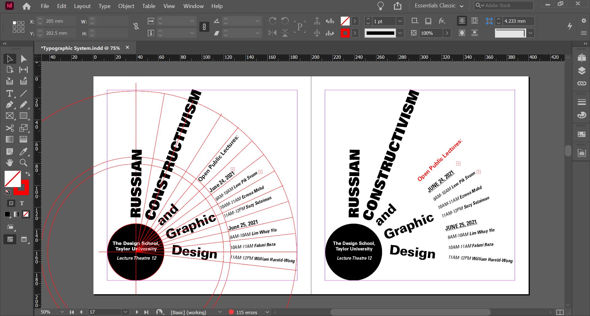 ADVANCED TYPOGRAPHY // TASK 1 Exercises