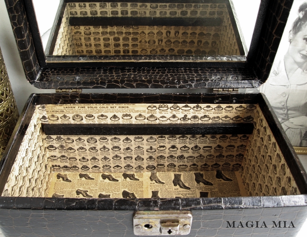 Magia Mia: A Nostalgic Train Case Makeover with a First Dibs Offer to ...
