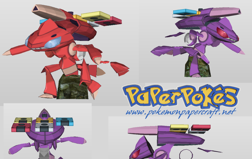 PaperPokés - Pokémon Papercraft: GENESECT