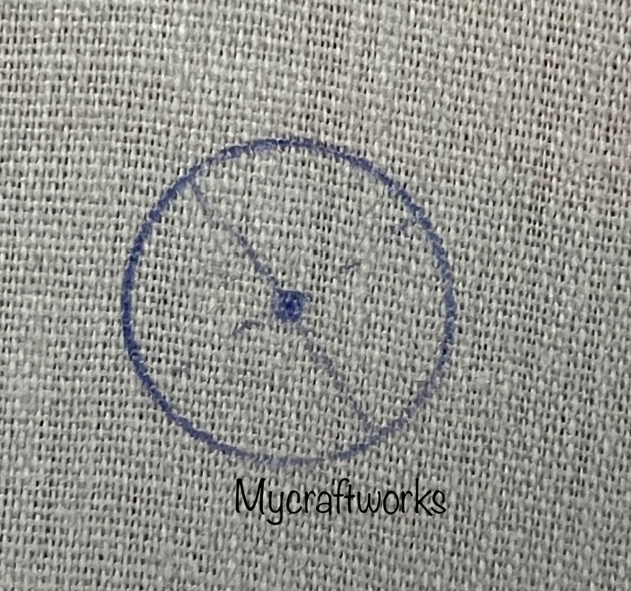 MY CRAFT WORKS: Embroidery Stitch Tutorial - Eyelet Stitch