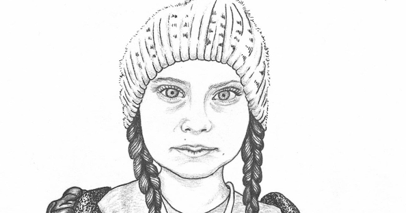 Geography Blog: Greta Thunberg Coloring Page