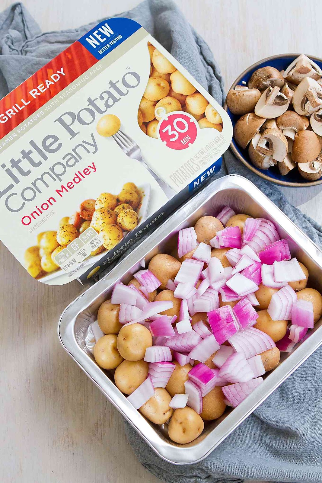 Harter House World Flavors: Grilled Potatoes with Rosemary Mushrooms ...