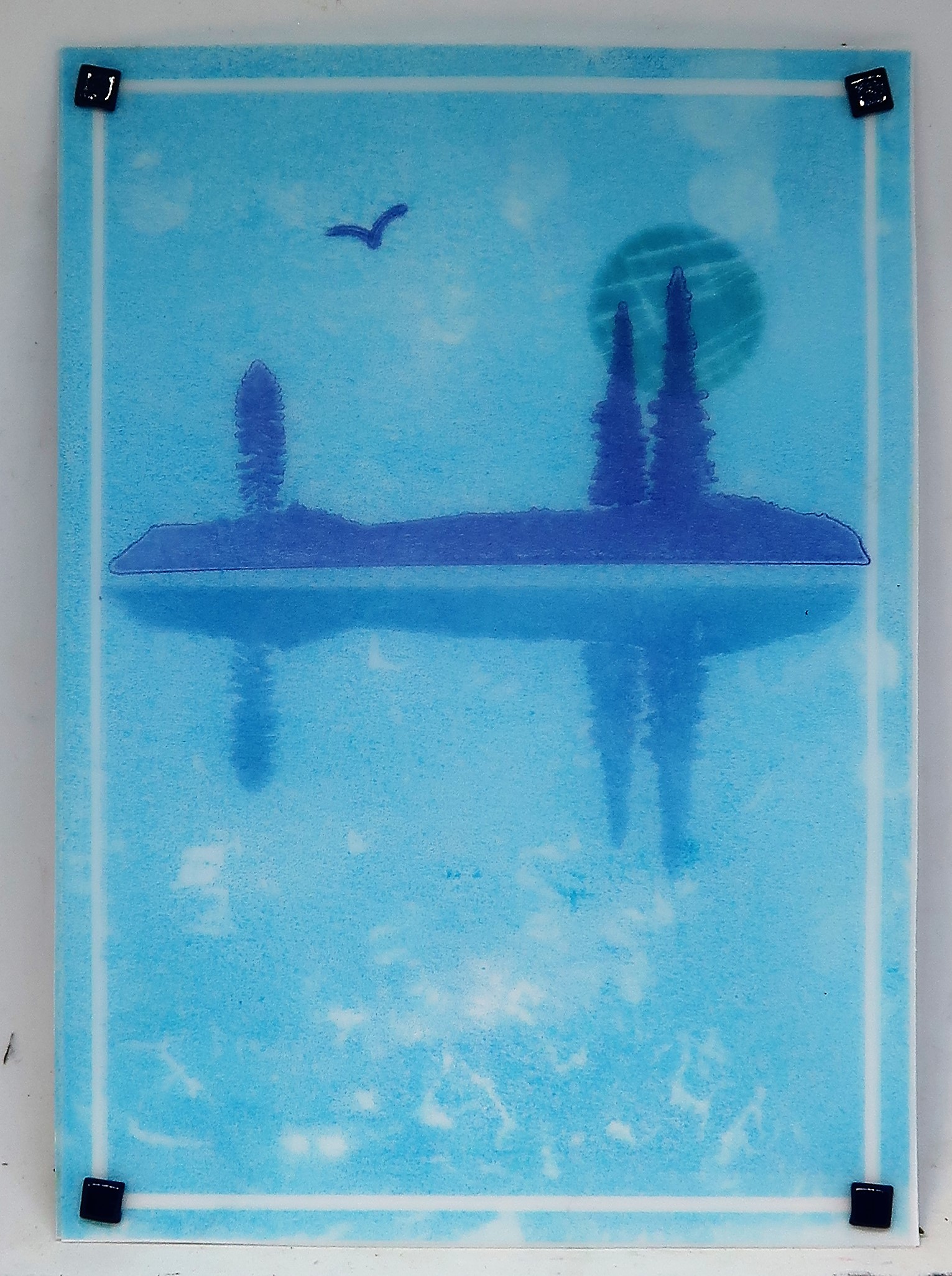 Sarah's Craft Shed: Parchment Reflection Birthday Card