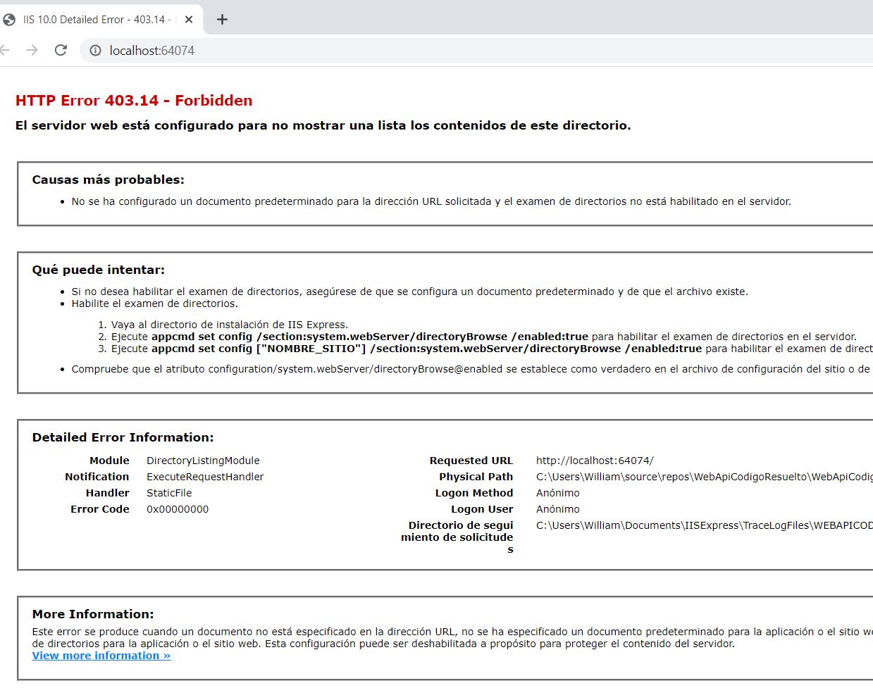 CREACIÓN DE UN API WEB [API REST] BÁSICO EN C#
