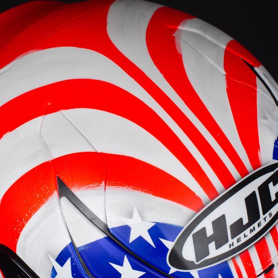 Racing Helmets Garage: HJC R-PHA 01R J.Roberts 2020 by Dave Designs