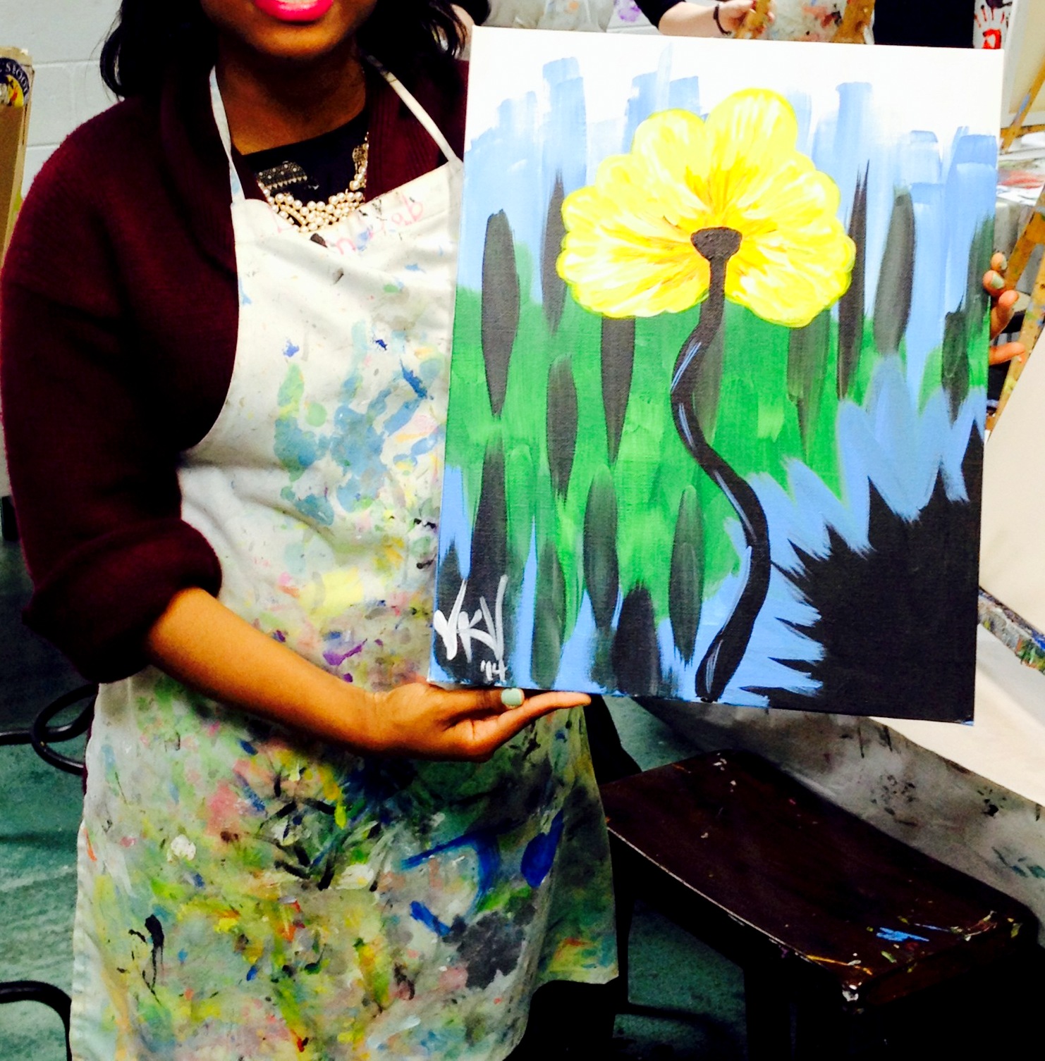 Real College Student of Atlanta: BYOB Painting in ATL {Dip 'n Dab}