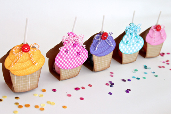 Doodlebug Design Inc Blog: Kraft in Color: Lollipop Covers by Candace