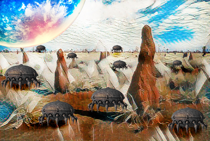 7 MOMENTS IN A SCI-FI STORY