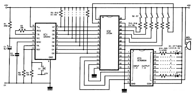 ELECTRONIC CIRCUIT: ULN2803A STMicroelectronics Integrated Circuits IC