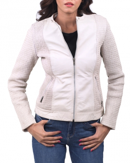 Praising The Blanche Women Leather Jacket