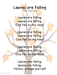 Felt Board Ideas: Fall Leaf Poems