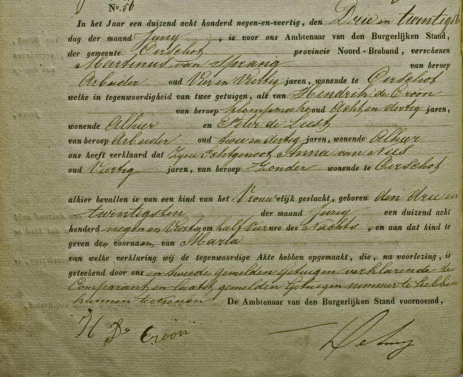 Genealogie van Bergen en Genealogie van Beurden: Genealogie Verhagen