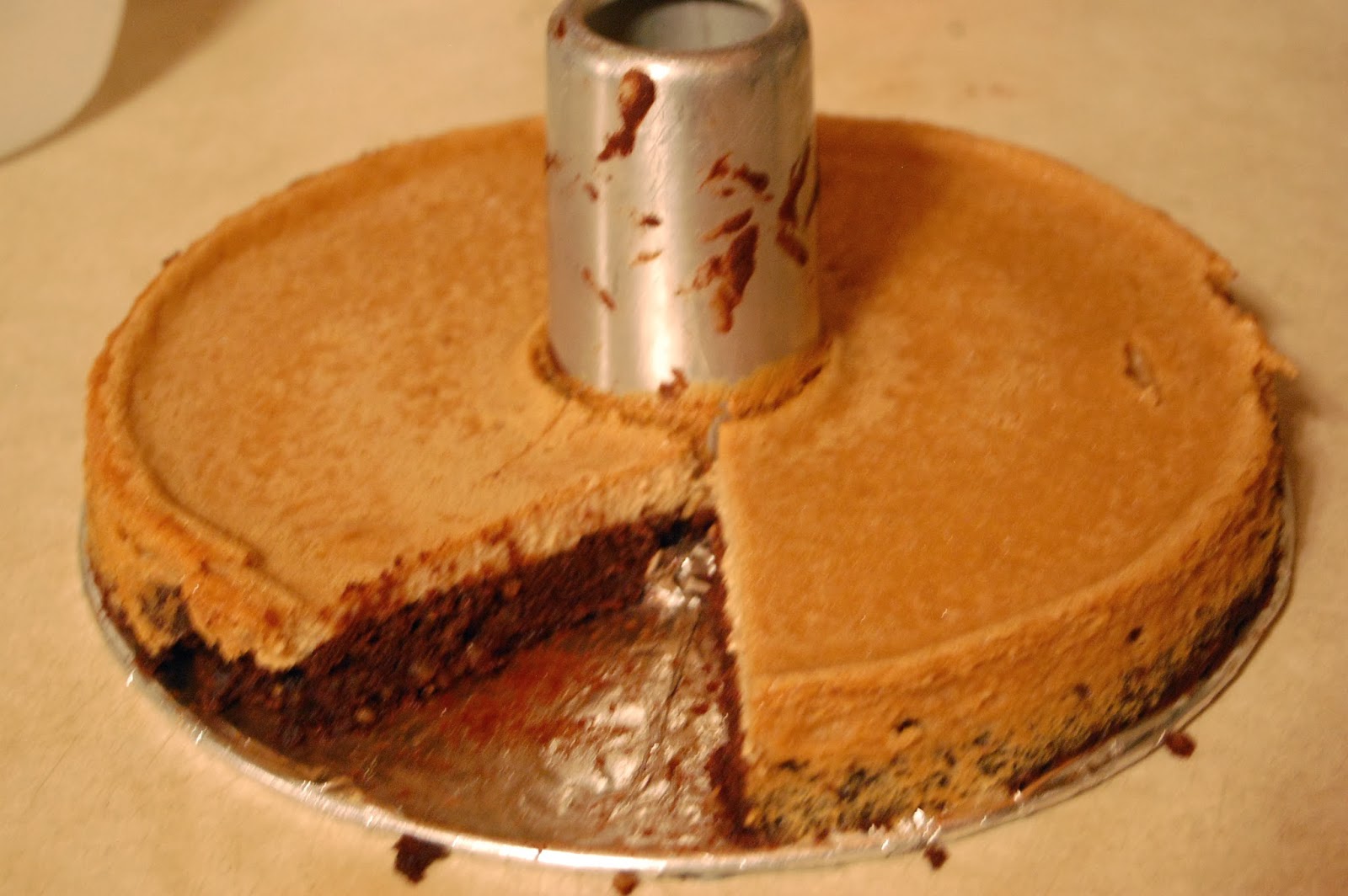 Texas Rebel Girl: Brownie Cheese Cake