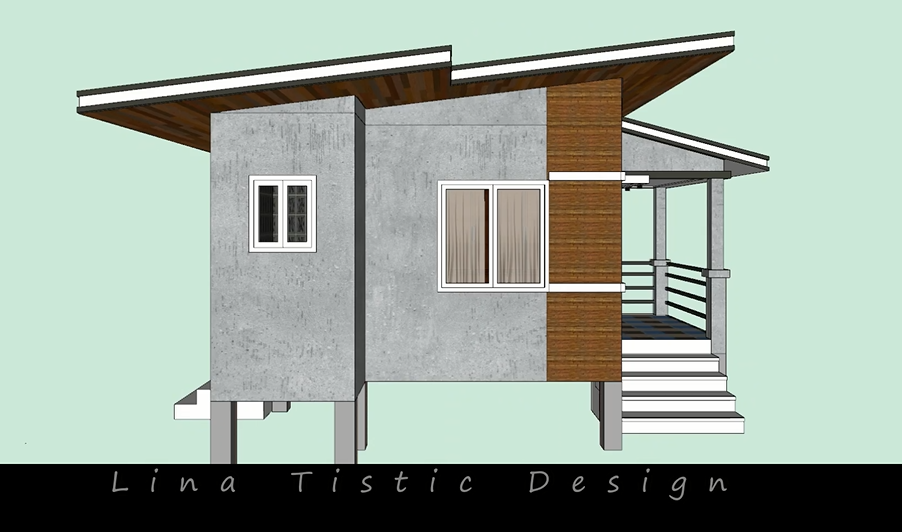 ELEVATED SMALL HOUSE DESIGN