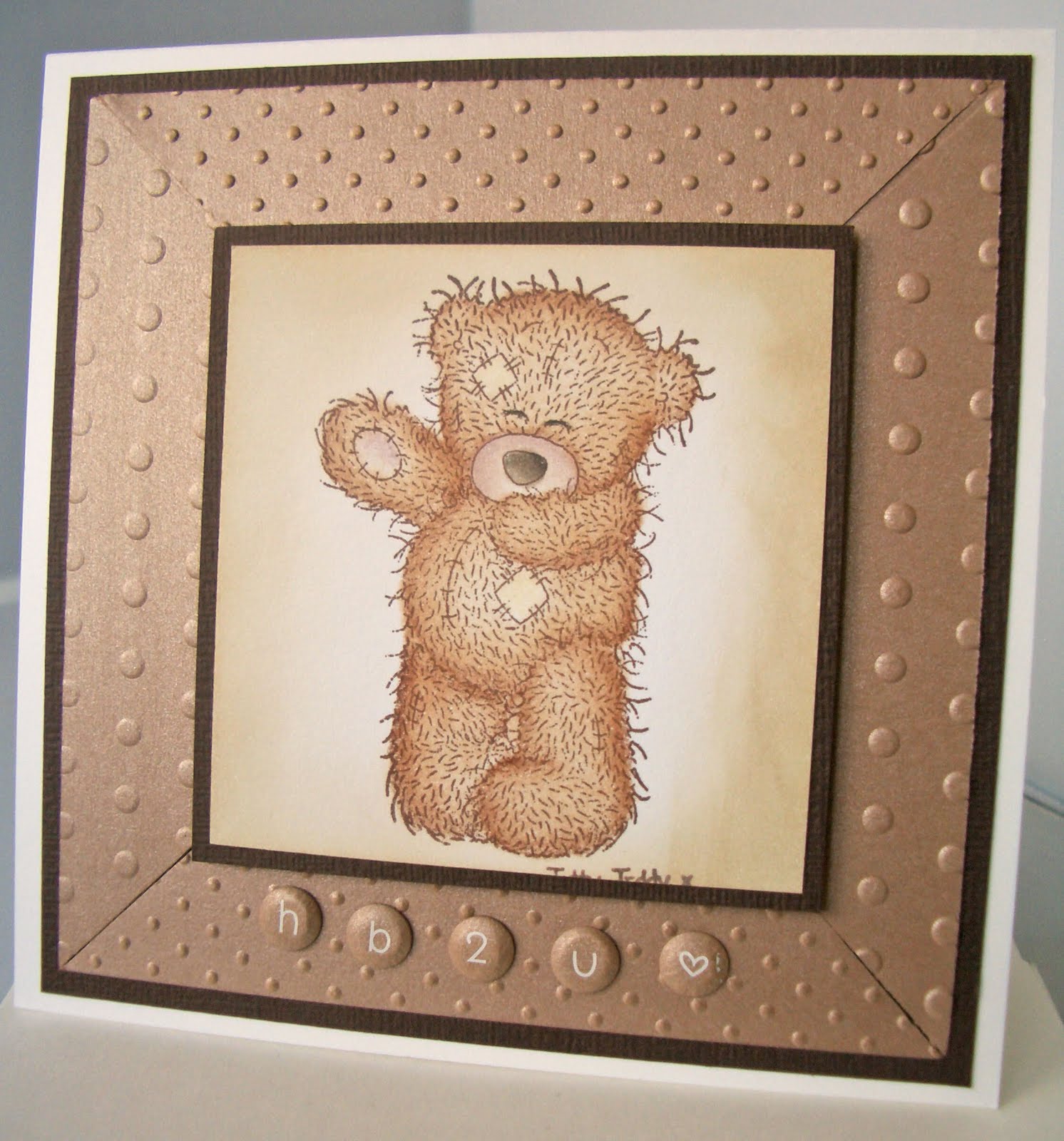 Julie's Inkspot: Tatty Ted