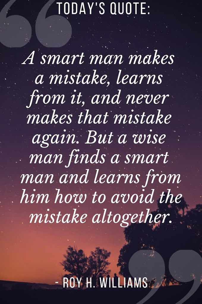 Roy H. Williams: A smart man makes a mistake...