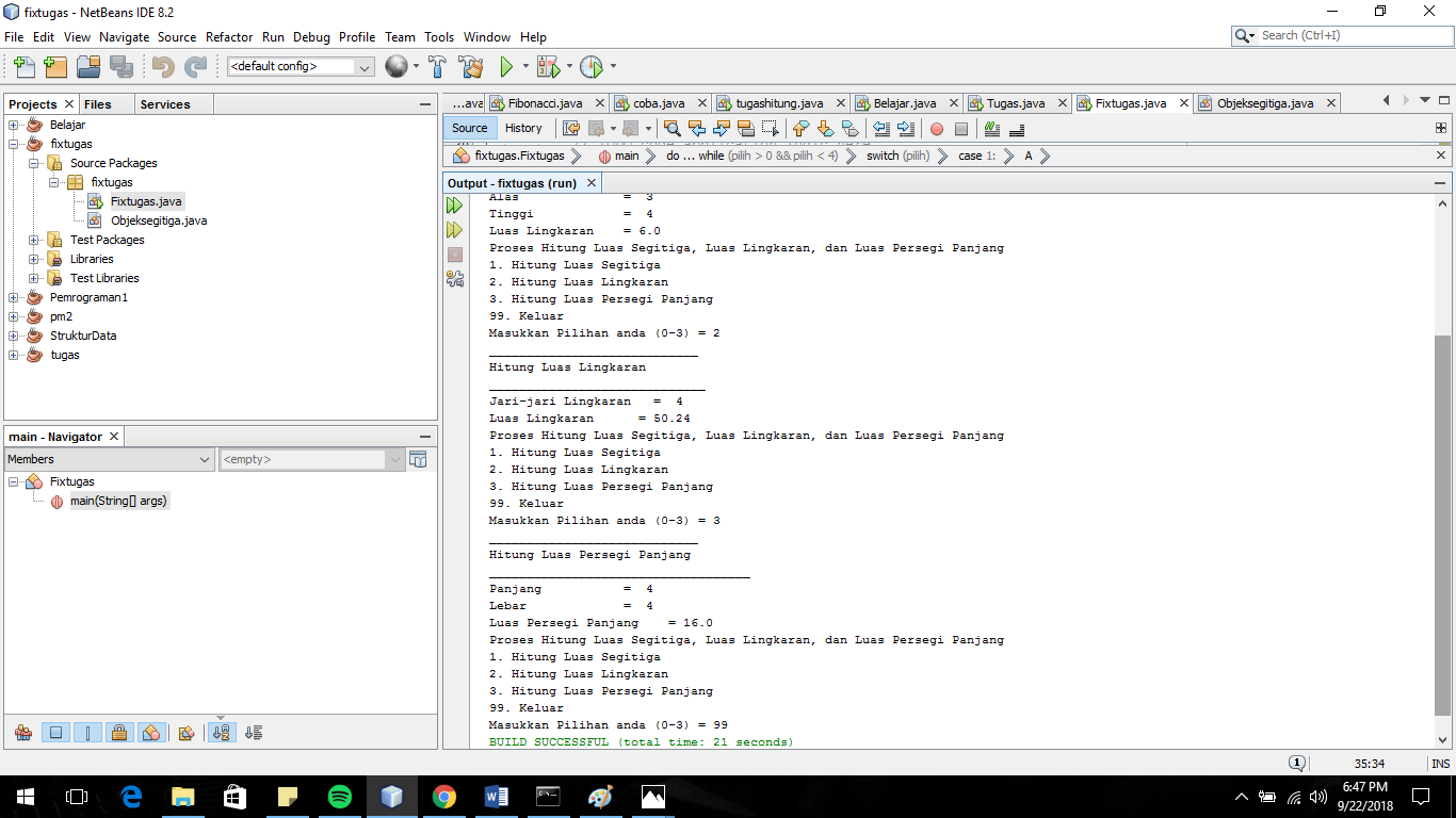 Membuat Program Hitung Dengan Java