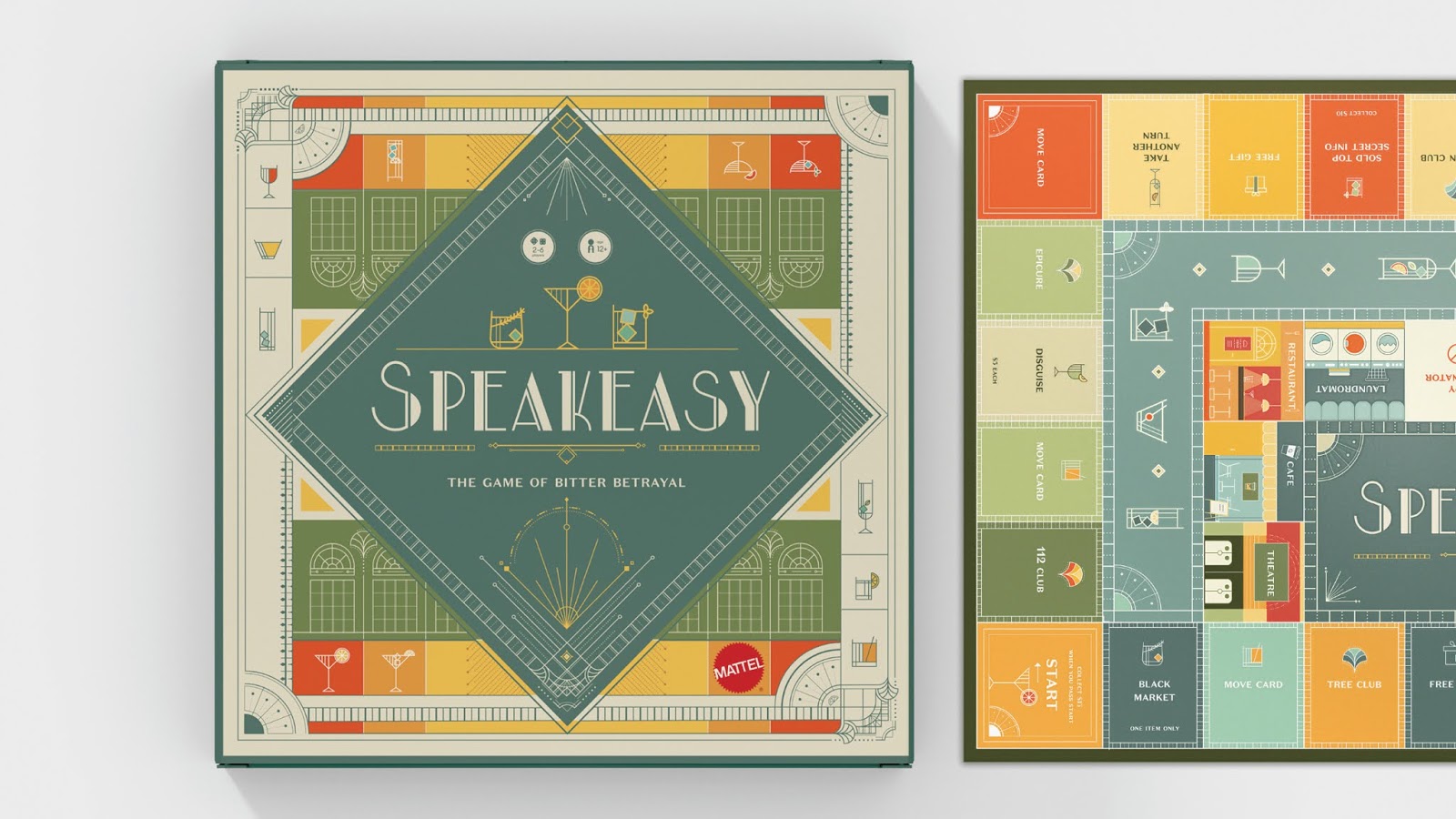 Speakeasy- Board Game Design – Packaging Of The World